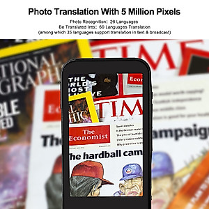 Language Translator Device,138 Languages Two Way Online Real-Time Translation,Support Offline Hotspot WiFi Connection, Voice & Text & Photo Smart Translations for Learning Travelling Business