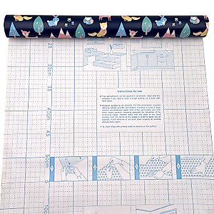 Yifely Fox Shelf Liner Peel & Stick Rabbit Shelving Paper Decor Kids Study Desk Game Table 17.8 Inch by 9.8 Feet