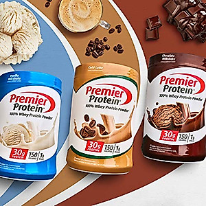 Premier Protein Whey Powder, Chocolate, 24.5 Oz