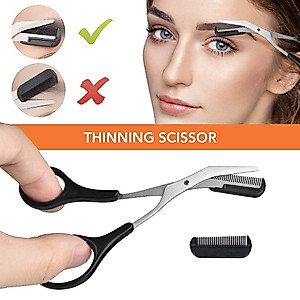 Eyebrow Kit, Multipurpose Exfoliating Dermaplaning Tool Face kits for Women Girl, Eyebrow Grooming Set (9 in 1)