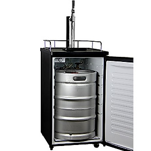 Kegco MPK199SS-G Guinness Dispensing Kegerator with Black Cabinet and Stainless Steel Door