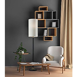 Adesso 4174-01 Hollywood Floor Lamp, Black