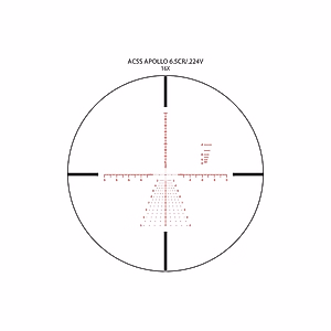 Primary Arms SLX 4-16X44mm FFP Rifle Scope - ACSS-Apollo-6.5CR/.224V Reticle with Deluxe Extended 30mm Scope Mount and Mag-Tight Magnification Lever