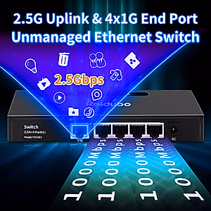 Reidubo 5/8/6/10/18 Port gigabit Switch… (5 Port Gigabit Switch)