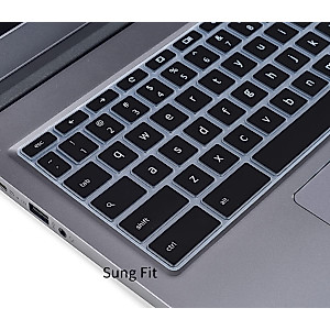 Keyboard Cover for Acer Chromebook 315 CB315 15.6 & Chromebook 715 CB715 15.6 inch with Numeric Keypad, Acer Chromebook 17.3" 317 CB317 Skin Protector, Black