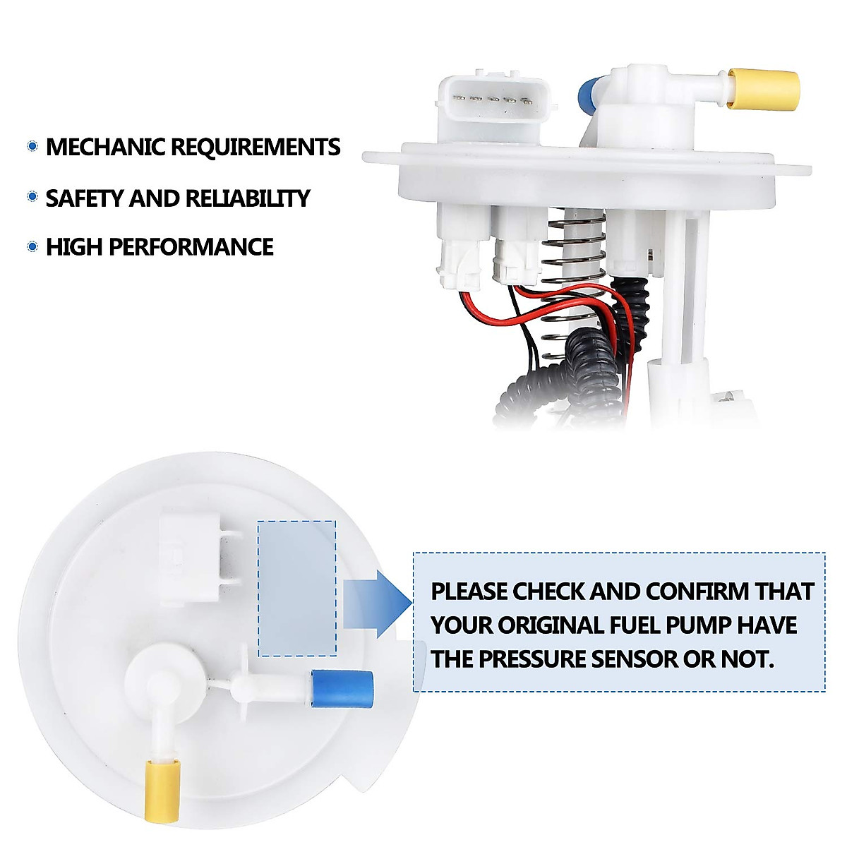 FAERSI Fuel Pump Replace OEM# E8545M Compatible with 2004-2008 Maxima 2004-2006 Nissan Altima 2004-2009 Nissan Quest V6 3.5L