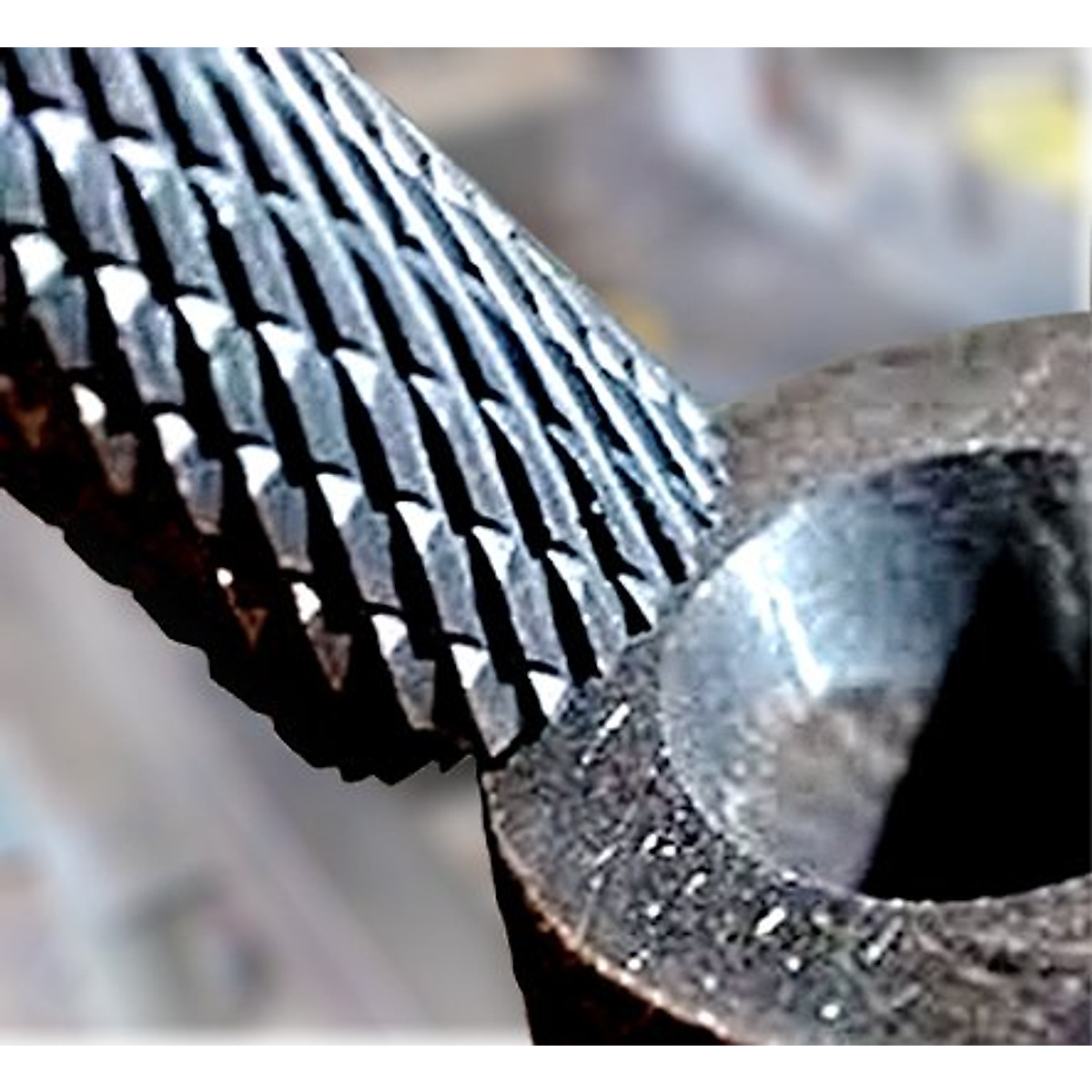 YUFUTOL 6”(152.4mm) Extened Extra Long Length Double Cut Carbide Burr File(1/2” Cutter Dia X 1”Cutter Length) with 1/4 shank Cylinder Shape SA-5L6,pack of 1