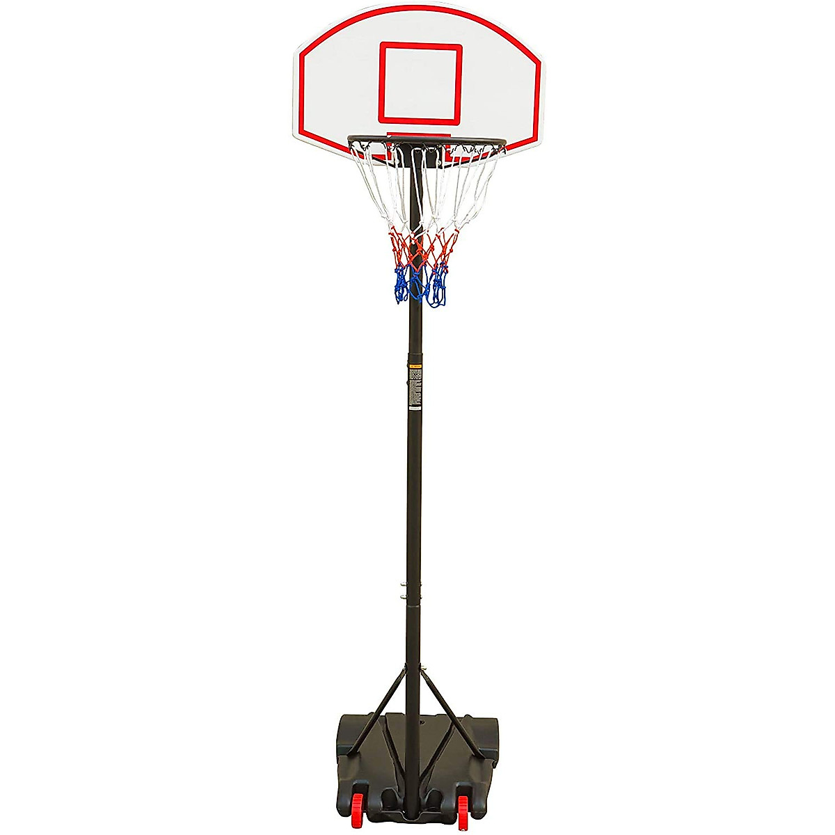 Basketball Hoop for Kids Portable Height-Adjustable [6.5FT - 8 FT] Sports Backboard System Stand w/Wheels