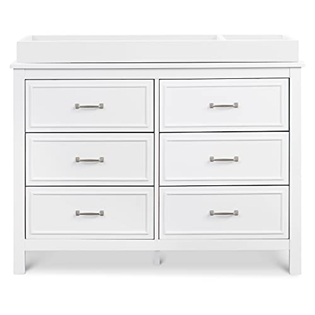 DaVinci Charlie 6-Drawer Double Dresser in White