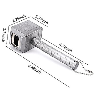 Bottle Opener - Lmaytech Upgraded Beer Opener Beer Bottle Opener with Magnet, Beer Gifts for Men, Husband, Dad, Boyfriend (Silver)