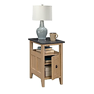 Sauder August Hill Side Table, L: 14.49" x W: 20.95" x H: 24.76", Dover Oak Finish