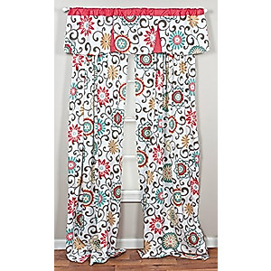 Trend Lab Waverly Floral Pom Pom Play Window Drape