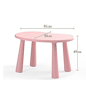 Walnut Children's Table and Chair Kindergarten Table and Chair Baby Learning Table Plastic Table Chair Chair Game Table Toy Table (Color : E)