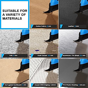 Ideashop Electric Scissors, 3.6V Cordless Electric Scissors, Electric Fabric Scissors with Replacement Cutting Blade, Rechargeable Electric Box Cutter for Cardboard, Craft, Fabric, Carpet, Leather