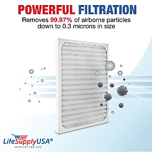 Air Cleaner Filter Replacement Compatible with Hunter 30920 30905 30050 30055 30065 37065 30075 30080 30177 Air Purifers by LifeSupplyUSA