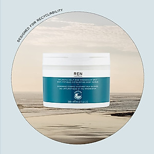 Atlantic Kelp And Magnesium Salt Anti-Fatigue Exfoliating Body Scrub by REN for Unisex - 11.2 oz Scrub