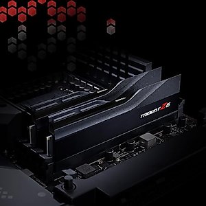 G.SKILL Trident Z5 Series (Intel XMP 3.0) DDR5 RAM 32GB (2x16GB) 6000MT/s CL36-36-36-96 1.35V Desktop Computer Memory UDIMM - Matte Black (F5-6000J3636F16GA2-TZ5K)
