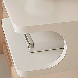 LXYFMS Wall Mount Bracket TV Box Set-top Box Modem Cable Box for WiFi Router DVD Player Streaming Device Router Rack (Color : White)