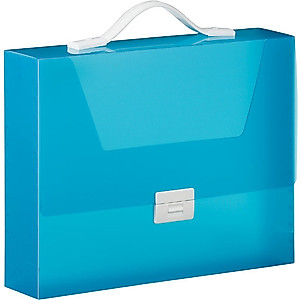 King Jim A4 70mm 294TSPW Simply Grip Type Carrying Case Blue