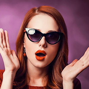 Eyegla Cat Eye Sunglasses Bulk Women Cateye Sunglasses Party Favor 50s Sunglasses Pack Black Shady Rays Sunnies Set-10 Pack