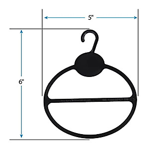 Black Scarf Hanger - Pack of 50