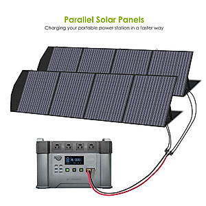 ALLPOWERS Solar Generator with Panels Included 2000W Portable Power Station with Portable Solar Panel 400W, Solar Power for Van House Outdoor Camping Emergency