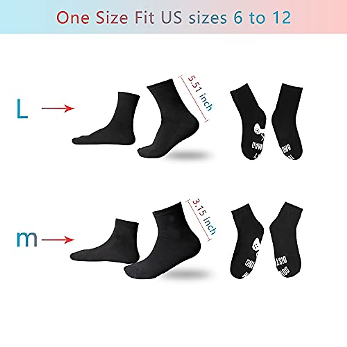 DKXZWL Do Not Disturb I'm Gaming Socks Novelty Socks Funny Christmas Stocking Stuffers Gifts for Kids Sons Boyfriends Husbands Dad Father