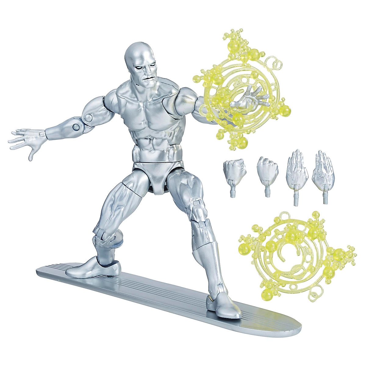 MARVEL Legends Series Silver Surfer, Comics Collectible 6-Inch Action Figure with Board Accessory