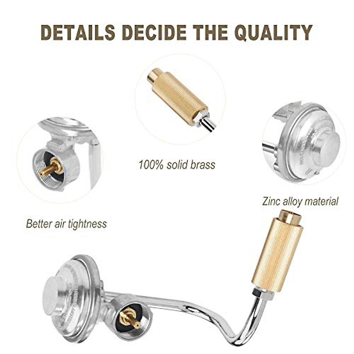 MUUMZI Replacement for Coleman Regulator Assembly C001, 5010000743, Gas Regulator Replacement for Coleman Roadtrip Grills