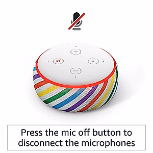 Echo Dot (3rd Gen) Kids Edition, an Echo designed for kids with parental controls - Rainbow
