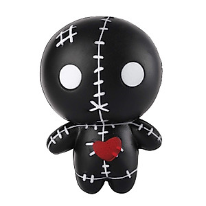 Anboor 4.7" Voodoo Dolls Squishies Cute Ghost Doll Stress Relief Kawaii Soft Slow Rising Squeeze Toys for Kids Adults Idea Stress Relief Kid's Toys