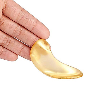 DELISOUL 30 Pairs 24K Gold Collagen Under Eye Masks Crystal Eye Patches Gel Moisturizing Anti Aging Hydrating Reducing Puffiness Dark Circles and Wrinkles Eye Pads for Women and Men