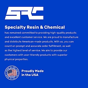 SPRESIN Clear 2 Part Epoxy Resin Kit for General Purpose, Tabletops, Wood Countertops, Encapsulation, Self-Leveling, Water Resistant, Impact Resistant - 1 Gal (0.5-Gal Part A + 0.5-Gal Part B)