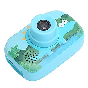 KIKYO Kids Video Camera HD 1080P Digital Camera Children's Toy Camera with Lanyard Builtin 600mAh Rechargeable Battery(Blue)