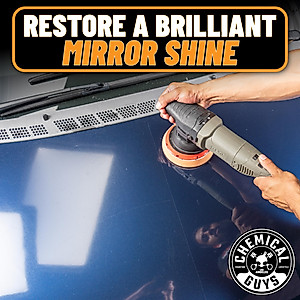 Chemical Guys TORQ15DA 15MM Long-Throw Random Orbital Polisher Kit, Digital Display, (Safe for Cars, Trucks, SUVs, & More) 900W, 15mm Orbit - 8 Items