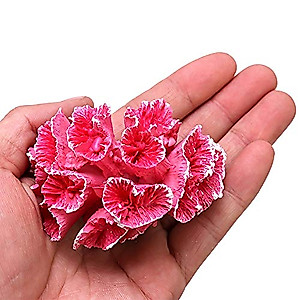 Danmu 1pc of Polyresin Coral Reef Ornaments, Aquarium Coral Decor 2.75" x 2.36" x 1.96" for Fish Tank Aquarium Decoration