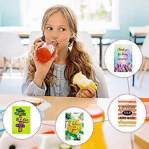 Fantasyon 72 PCS Motivational Cards Positive Affirmations Cards for Women Inspirational Cards Appreciation Cards for Employees Encouragement Mini Note Cards Lunch Box Notes for Kids