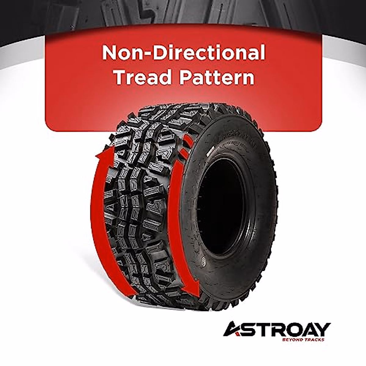 Astroay Venus 24 x 9-10 ATV/UTV Mud Tire - Enhanced Traction & Control | Versatile All-Purpose Design | Hassle-Free Installation & Durability | Reliable OEM & Replacement Option