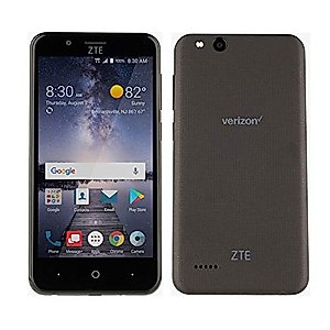 ZTE VZW-Z839PP Blade Vantage 5 16GB 1.1GHz 2GB Prepaid LTE Verizon Smartphone, Black, Carrier Locked to Verizon Prepaid
