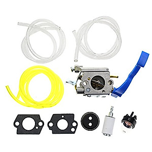 Carbhub Carburetor for Husqvarna 125B 125BVX 125BX Leaf Blower Trimmer Replaces Zama C1Q-W37 Carb with Fuel Line Kit