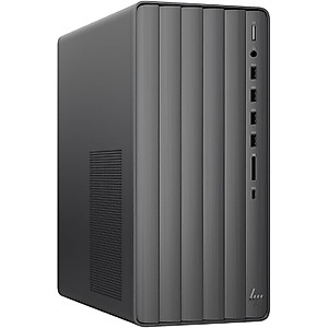 HP Envy i5 Tower Desktop, Intel i5-13400 Processor(Beat Intel i7-1255U), 16GB RAM, 2TB SSD, Wi-Fi 6, SD Card Reader, HDMI, RJ-45, Windows 11 Home, Wired Keyboard & Mouse