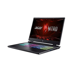 acer Nitro 17 Gaming Laptop | AMD Ryzen 7 7840HS Octa-Core CPU | NVIDIA GeForce RTX 4060 Laptop GPU | 17.3" QHD 165Hz IPS Display | 1TB Gen 4 SSD | Wi-Fi 6E | RGB Backlit KB | AN17-41-R7G3, Black