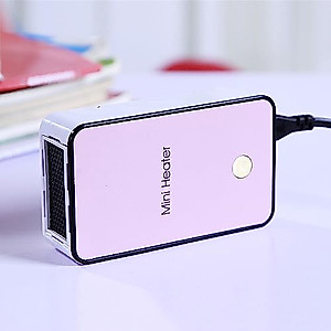 Safety Energy-Saving Heater Mini Portable Room Office Desktop Electric Fan Heater Air Warmer Pink