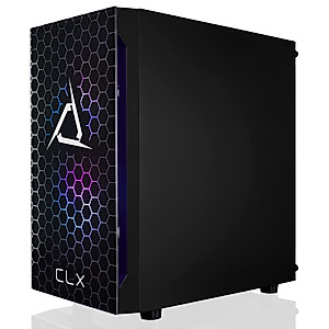 CLX Set Gaming Desktop - Intel Core i7 12700F 2.1GHz 12-Core Processor, 16GB DDR4 Memory, GeForce RTX 4060 Ti 8GB GDDR6 Graphics, 1TB SSD, 2TB HDD, WiFi, Windows 11 Home 64-bit
