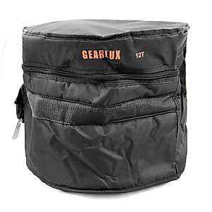Gearlux 5-Piece Drum Bag Set for 12" Tom, 13" Tom, 14" Snare, 16" Floor Tom, 22" Bass Drum