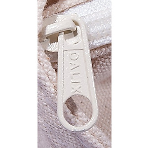 DALIX 22" Large Cotton Canvas Zippered Shopping Tote Grocery Bag in Black