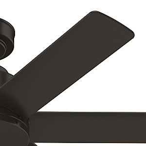 Hunter Fan Company, 51114, 44 inch Kennicott Premier Bronze Indoor / Outdoor Ceiling Fan and Wall Control