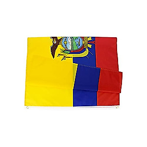 ANJOR Ecuador Flag 3x5 Foot Ecuadoran National Flags with Brass Grommets 3 X 5 Ft