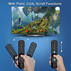 MR21GA for 2021 LG-Magic-Remote with Pointer and Voice Function Replacement for LG UHD OLED QNED NanoCell 4K 8K Smart TV