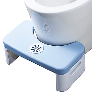 Folding Toilet Stool, Toilet Step Stool, Toilet Assistance Steps, Bathroom Toilet Stool, Kids Tot Step Stool, Fits All Toilets, Folds for Easy Storage